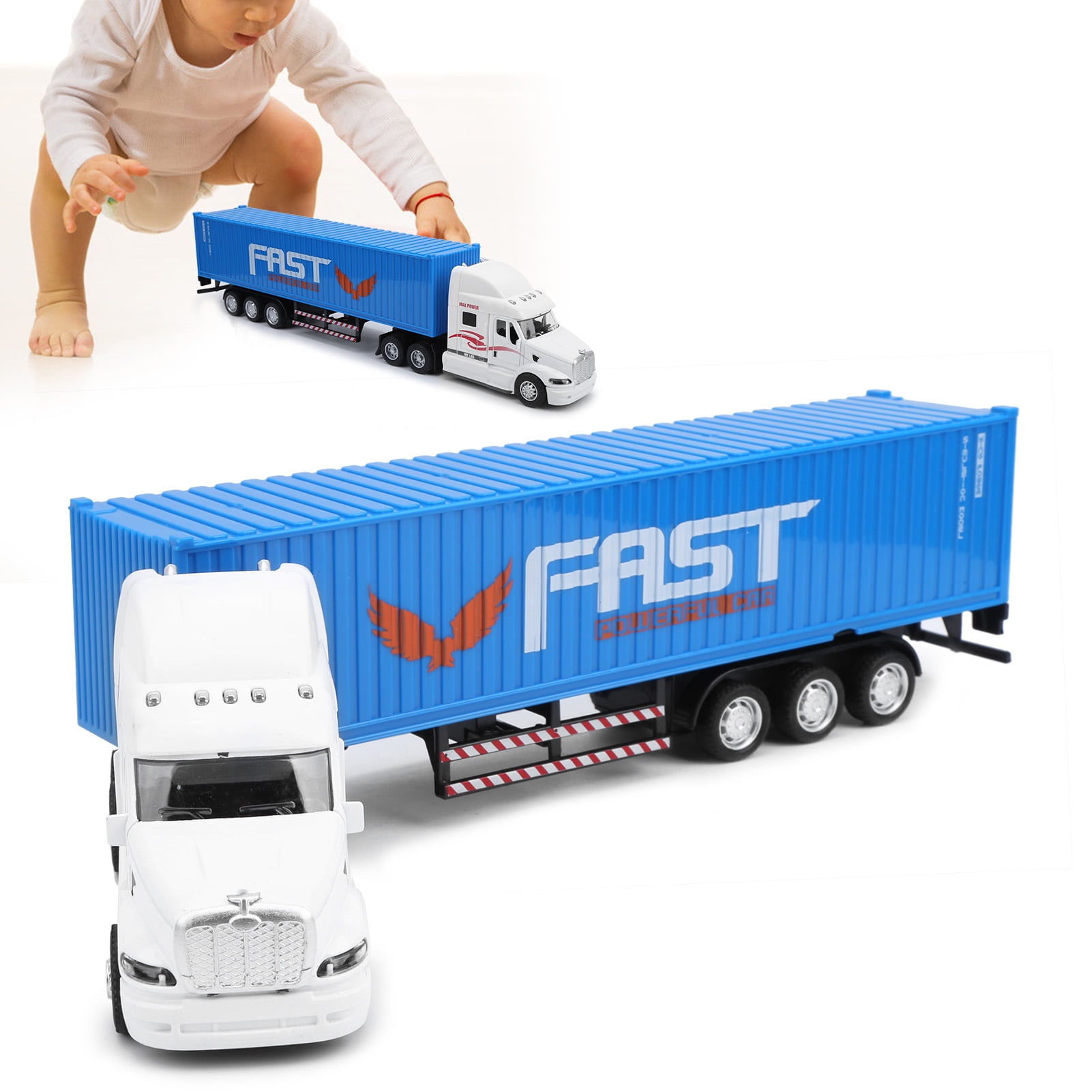 Click here for Estink Container Truck Model Toy  Pull-Back Vehicl... prices