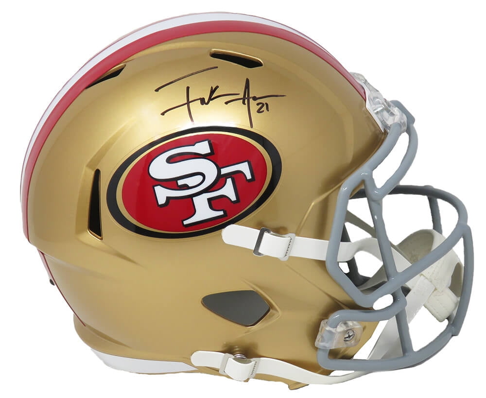 Frank Gore Signed San Francisco 49ers Riddell Full Size Speed Replica ...