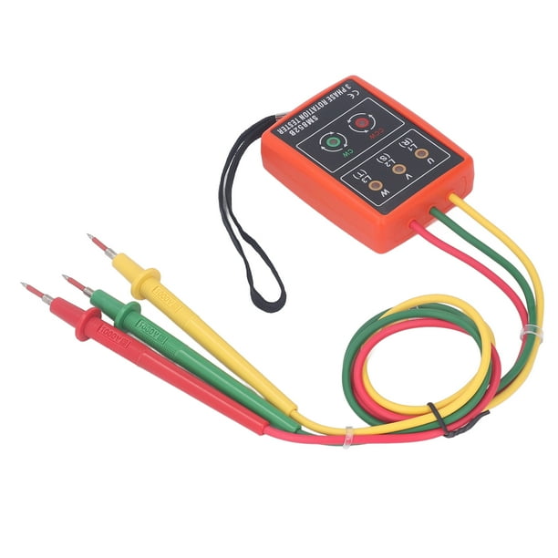 Detector Meter,3 Phase Sequence Tester Phase AC Tester Currentand ...