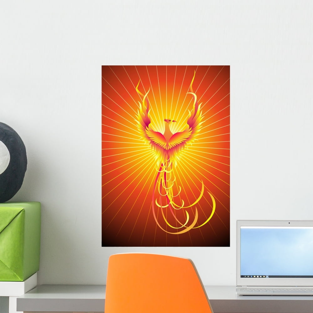 Phoenix Wall Mural by Wallmonkeys Peel and Stick Graphic (18 in H x 13 ...