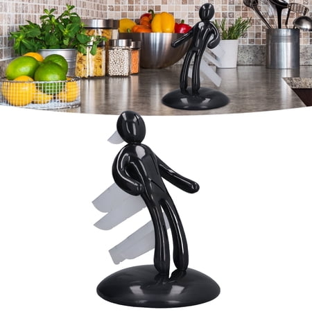 EOTVIA Black Human Body Knife Holder Plastic Knife Block Hollow Stab ...