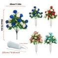 Artificial Rose Bouquet Rd2/ 1 Set Cemetery Memorial Artificial Flower ...
