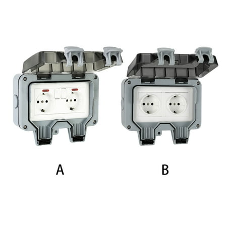 Household PC Plastic Weatherproof Socket Waterproof Garage Plug High ...