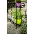 Panacea Contemporary Two-Tier Plant Stand, Black, 32"H - Walmart.com
