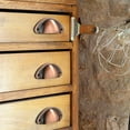 4PCS Semicircle Antique Drawer Pull Handles in Iron Tin Sheet, for ...