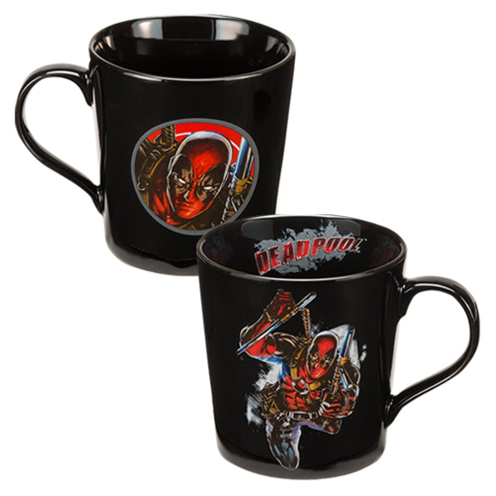 Marvel Deadpool Coffee Mug 12 oz. Dead Pool Ceramic Gift - Walmart.com