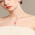1Set 28Pcs 7 Colors Rainbow Resin Pendants with Platinum Tone Iron Loop ...