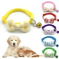 Yirtree Cat Collars Breakaway with Bell Cat Collars with Cute Bowtie ...