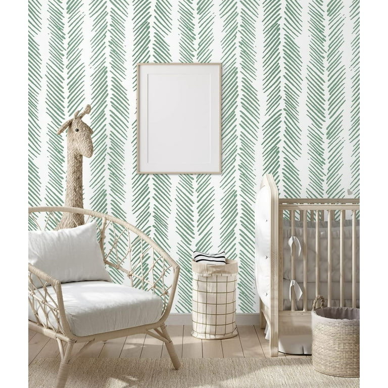 Wallpaper Pattern Modern Green