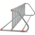 111"L Double Sided Grid Bike Rack, 18-Bike Capacity, Powder Coated ...