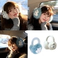 Aellinatey Lovely Plush Ear Protectors Snowman Design Winter Sport ...