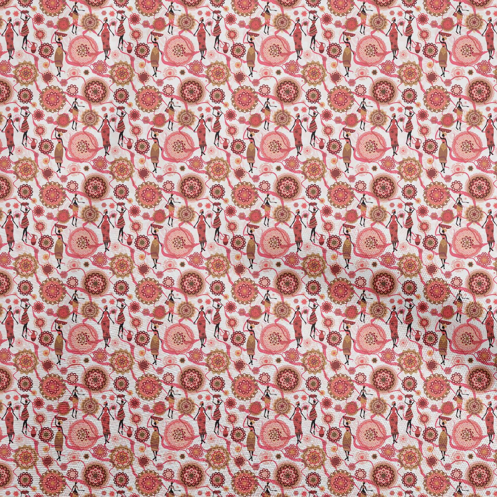 oneOone Viscose Chiffon Peach Fabric African Sewing Craft Projects ...