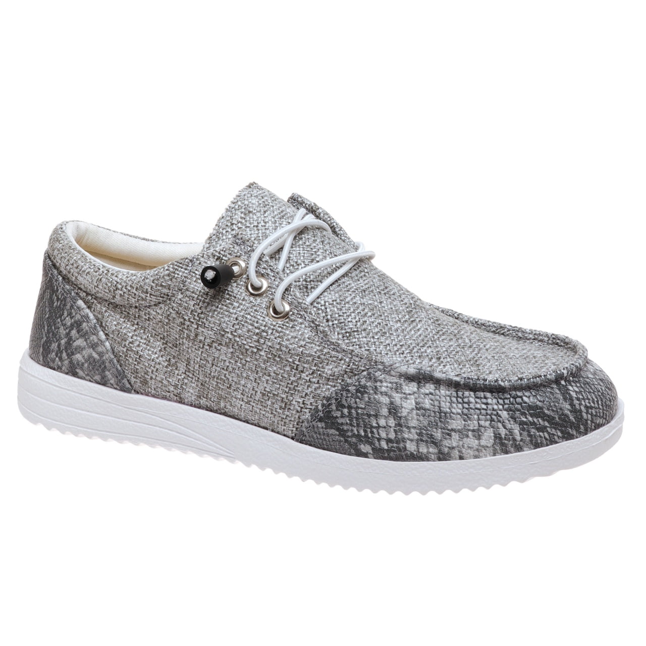 Outwoods Womens Walk-14 Slip On Fashion Sneaker Shoe (Gray Combo, 5.5 ...