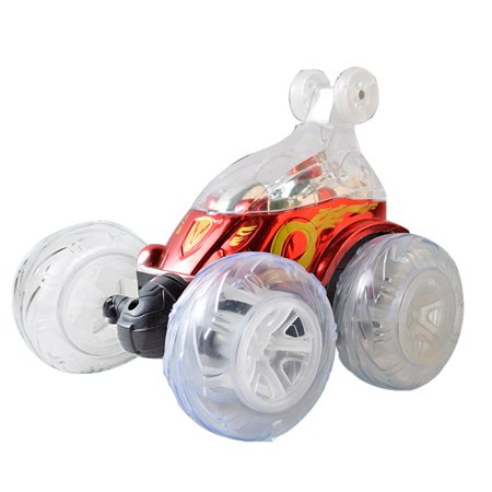 Jinveno 360 Degree Turbo Twister RC Car Toys Charging Light Music Stunt ...
