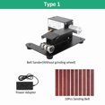 YAHHU 250W Mini Belt Sander 7-Speed Adjustable Electric Bench Grinder ...