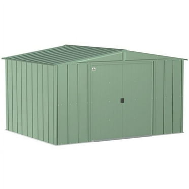Arrow Classic 14x12 Metal Shed - Durable Steel Building for Backyard ...
