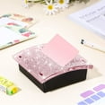 ANHXN Rhinestone Self Stick Note Pad Holders Cute Note Holder Sticky ...