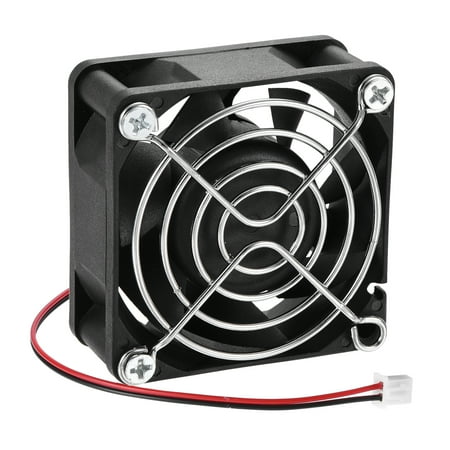 DC Brushless Cooling Fan DC12V 0.3A 60x25mm Ball Bearing with Fan Grill ...