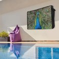 Animal Green Outdoor TV Cover 80 to 85 Inch Peacock Weatherproof and ...