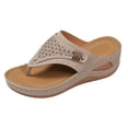 Orthopedic Sandals for Women 2026 Arch Support Platform Wedge Flip ...