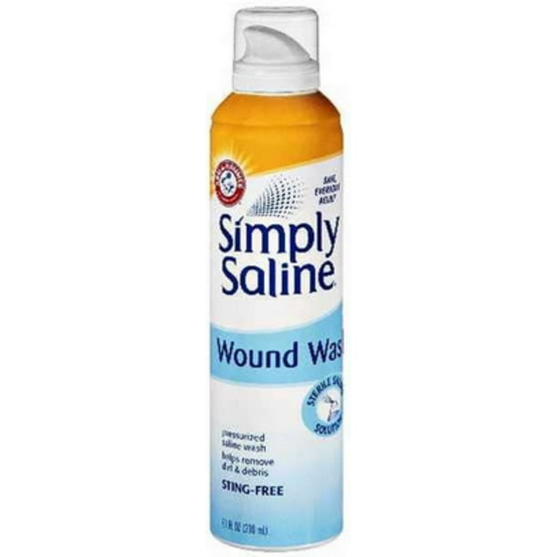 Simply Saline Wound Wash Saline 7.10 oz (Pack of 2) - Walmart.com