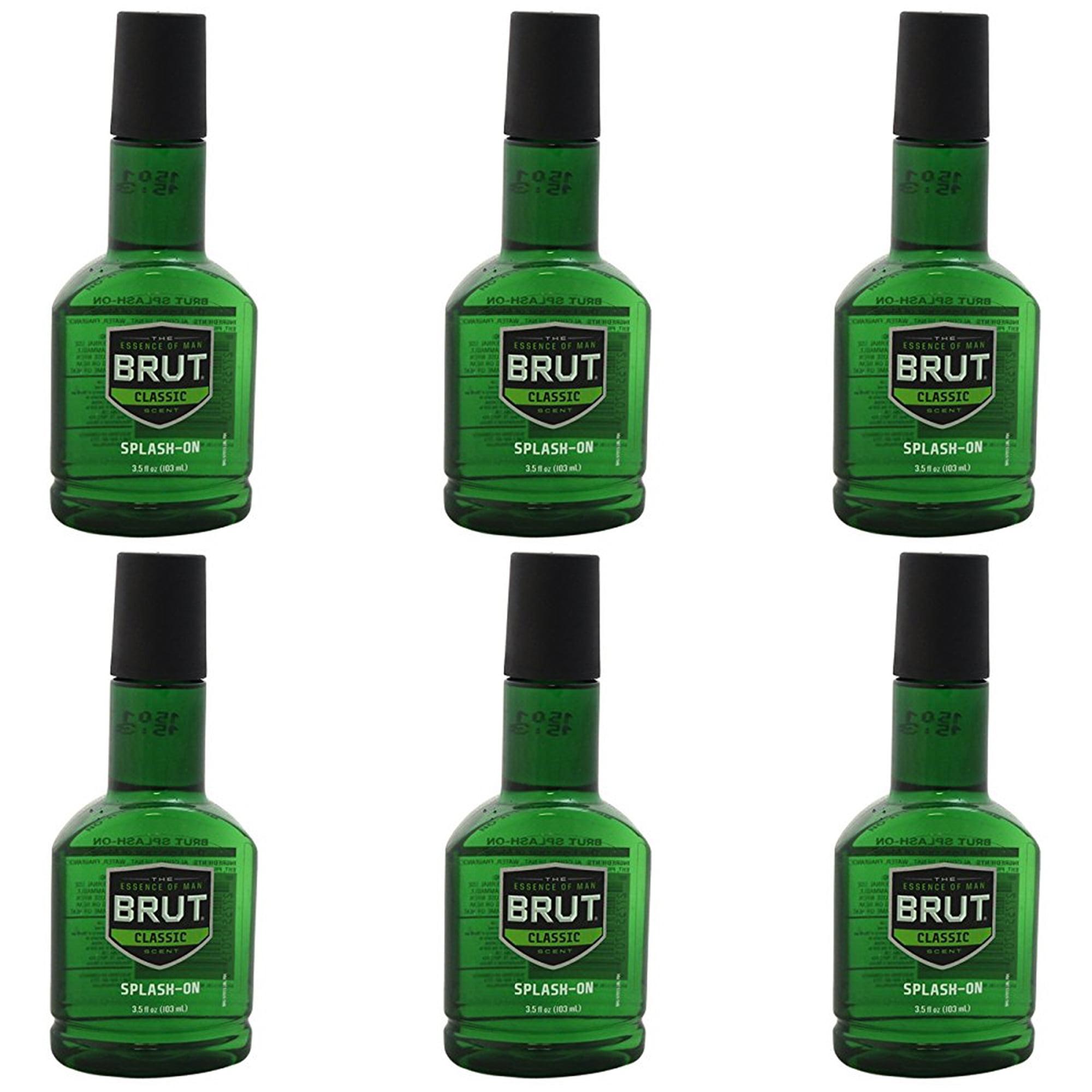 Pack of (6) Brut Splash-on Classic Scent for Men, 3.5 Oz - Walmart.com