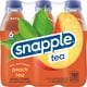 Snapple Natural Peach, Bottled Tea Drink, 16 fl oz, 6 Bottles - Walmart.com