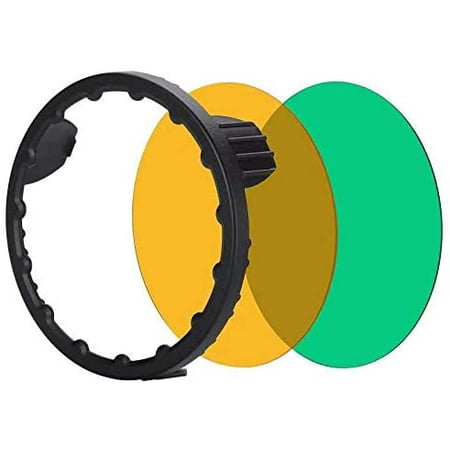 IBAOIBAOLEA A Filter Lens Two Colors for Handheld Spotlight - Green ...