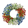 17.72in Independence Day Door Wreath Artificial Flower, for Indoor ...