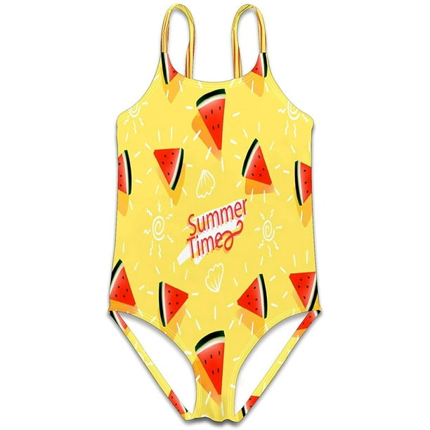 Girls Swimsuit Summer Watermelon Fruit Swimsuits Bathing Suits ...