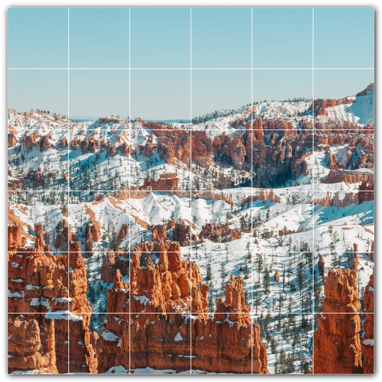 Picture-Tiles.com: Canyon Ceramic Tile Wall Mural WAL500328-66XL. 72"W ...