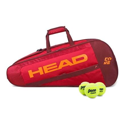 HEAD Core 6R Combi Tennis Racquet Bag - 6 Racket Tennis Equipment ...