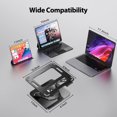 Portable Laptop Stand, Foldable 360° Rotating Bracket, Adjustable ...