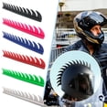 SharkTRUE Reflective Spike Helmet Sticker – Cut-to-Fit Rubber Visor ...