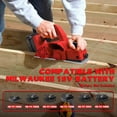 Cordless Handheld Planer for Milwaukee 18V Battery, 3-1/4 Inch Wood ...