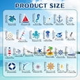 25 Pcs Cruise Door Magnets, Nautical Themed Car Fridge Decals, Boat ...