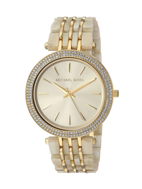 Michael Kors Women's Mini Darci Gold-Tone Stainless Steel Watch MK3365 ...