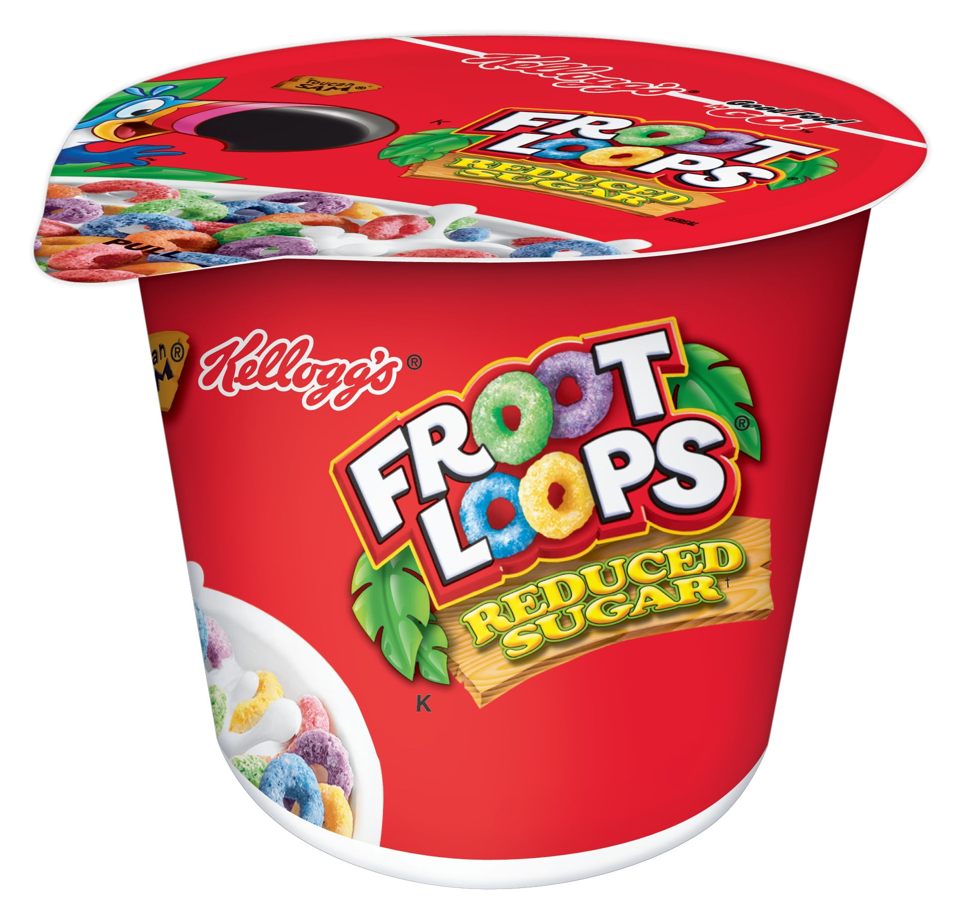 Kelloggs Froot Loops Breakfast Cereal Cups 1 5 Oc 6 Ct