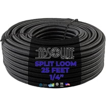 Absolute SLT14-50BL 50' 1/4" 5mm blue split wire loom conduit ...