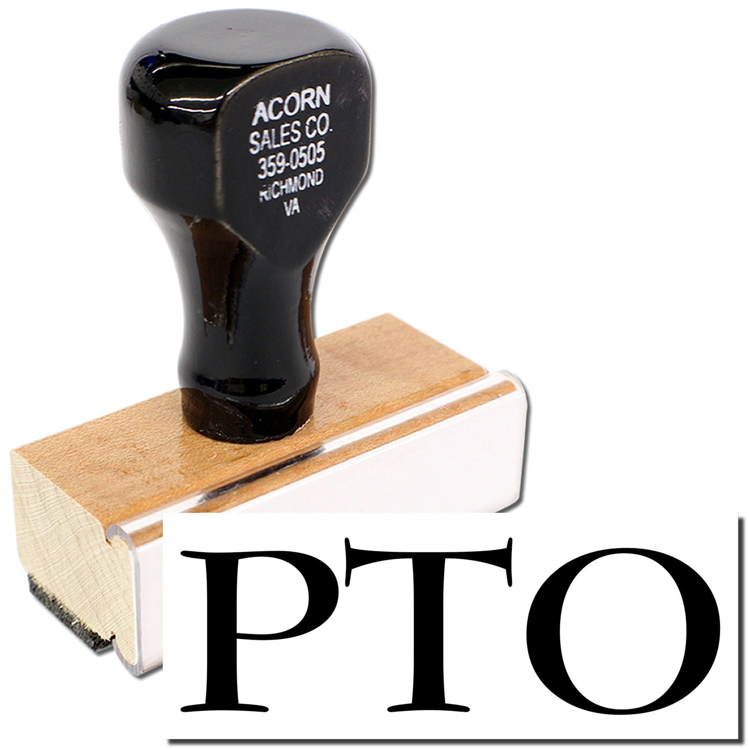 Pto Rubber Stamp, Wooden Handle Rubber Stamp, Laser Engraved Dies ...
