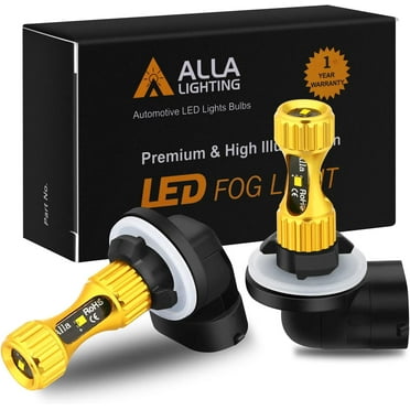 Alla Lighting 880/899 LED Fog Lights/DRL, 3800lm, 8000K Ice Blue, ETI ...