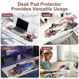 TSV Large Gaming Mouse Pad, 31.5x11.8in Desk Mat, Waterproof, Non-Slip ...