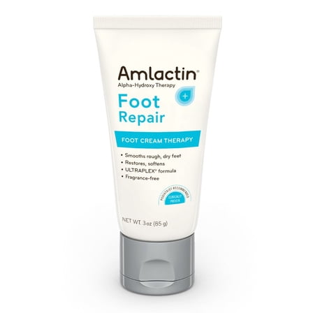 AmLactin Foot Repair Foot Cream Therapy Hydrates Exfoliates Tough Dry ...