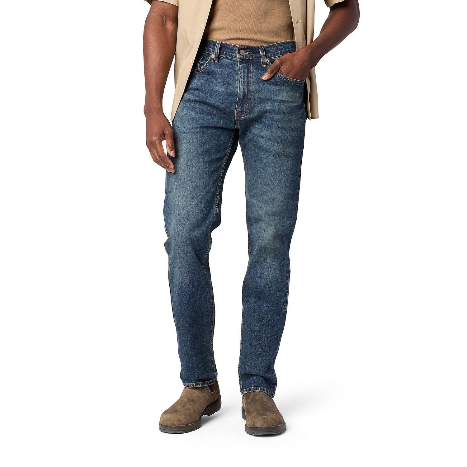 Click here for Levi Strauss Signature Mens Regular Fit Jeans (Onl... prices