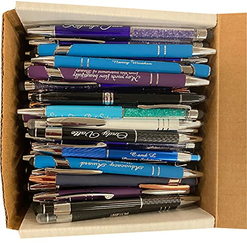 Box Of Misprint Pens - Metal - Ink Ballpoint Bulk Ballpoint Retractable ...