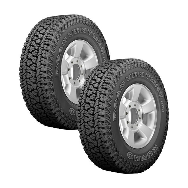 PAQUETE DE 2 LLANTAS 265/75 R16 KUMHO ROAD VENTURE AT51 | Walmart en línea