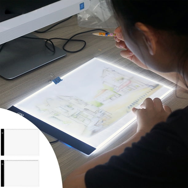 Ganfancp Portable A4 Tracing LED Copy Board Box, Slim Pad, USB Power ...