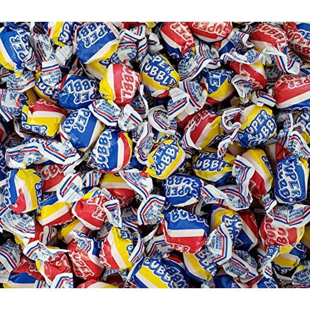 Super Bubble Bubble Gum, Original Flavor, Individually Wrapped 48 oz ...