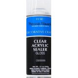 Plaid Patricia Nimock' s Clear Acrylic Spray Sealer, Gloss, 12 oz ...
