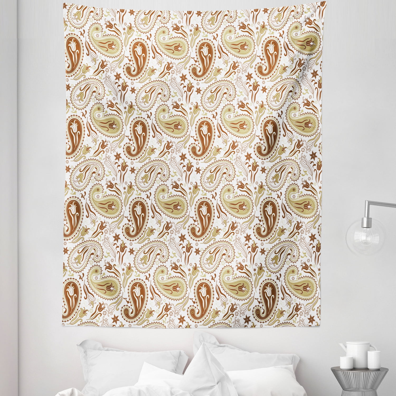 Persian Tapestry, Floral Patterns with Paisley Inspired and Tulips ...